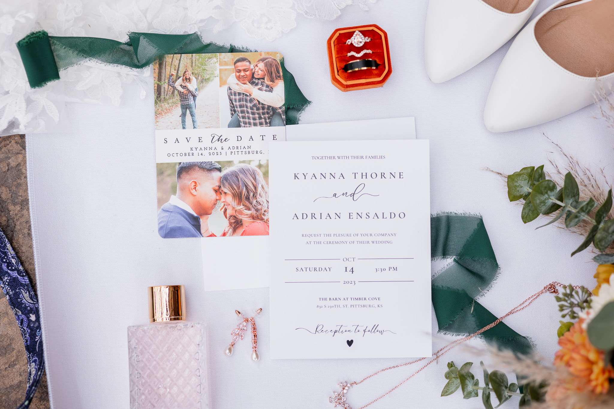Kyanna & Adrian | The Barn at Timber Cove Wedding | Pittsburg, Kansas ...