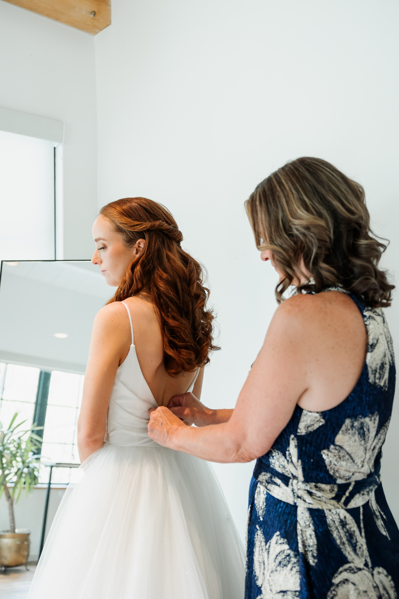 Abigail & Matthew | Modern white barn wedding at Spain Ranch in Jenks ...