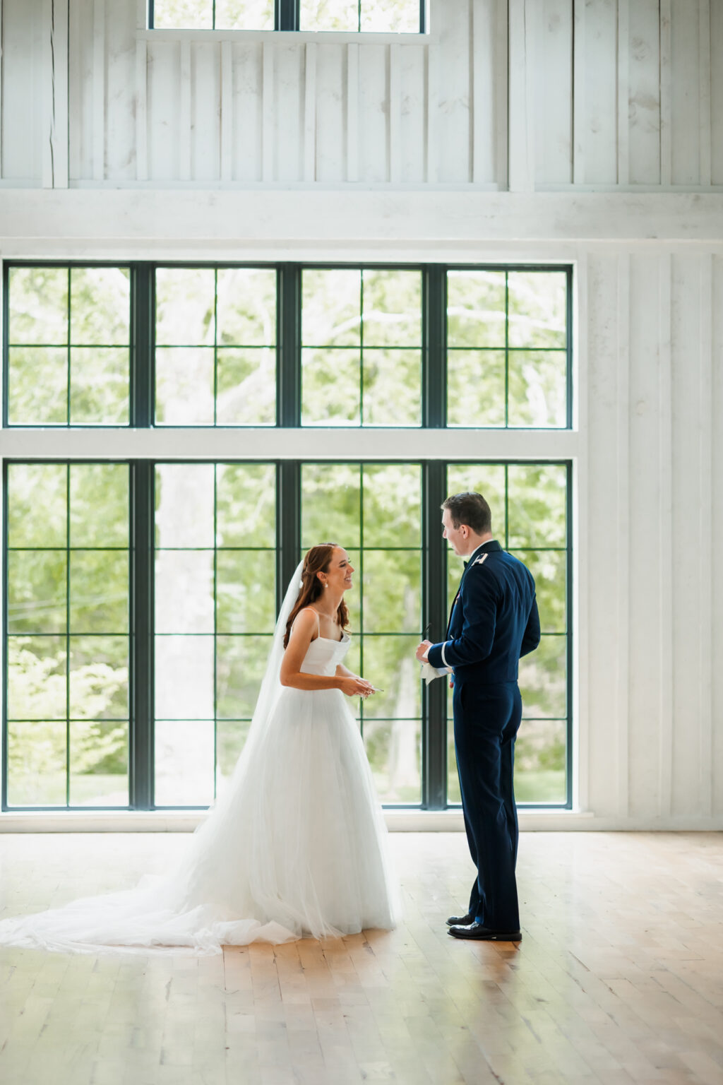 Abigail & Matthew | Modern white barn wedding at Spain Ranch in Jenks ...