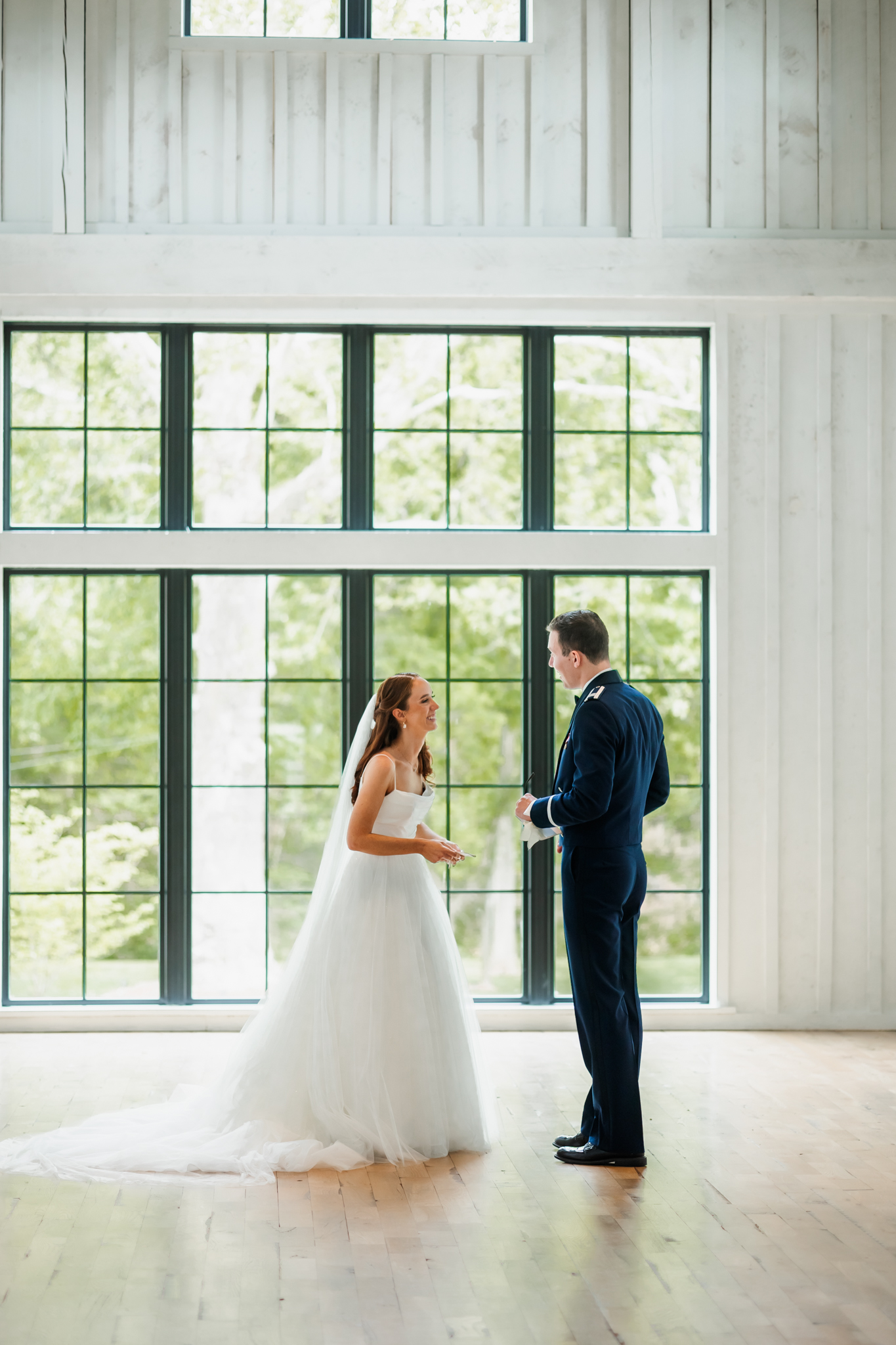 Abigail & Matthew | Modern white barn wedding at Spain Ranch in Jenks ...